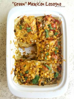 Green Mexican Lasagna