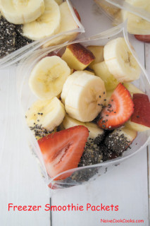 Freezer Smoothie Packets | Naive Cook Cooks